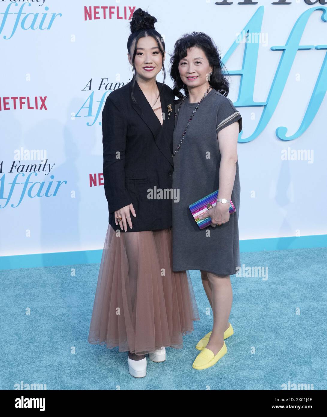 Los Angeles, USA. 13th June, 2024. (L-R) Sherry Cola and Mom Zeng Ping Pan at the Netflix's A ...