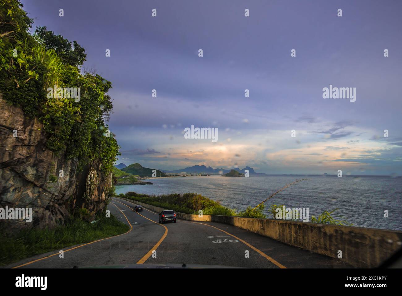 Scenic Drive along Rio de Janeiro's Coastal Road between Praia do ...