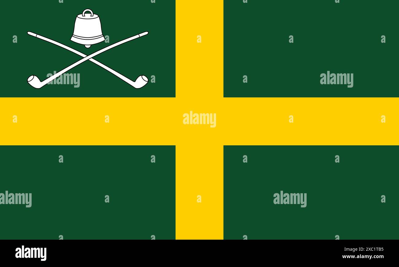 Flag of the village of Wreay Stock Photo - Alamy