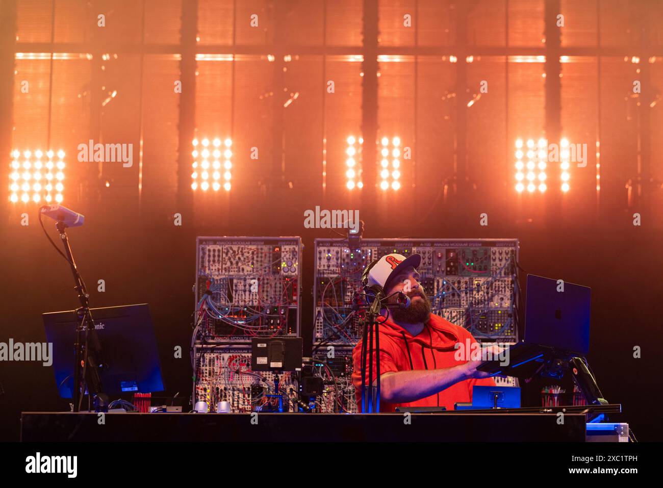 Manchester, USA. 13th June, 2024. Derek Vincent Smith of Pretty Lights ...