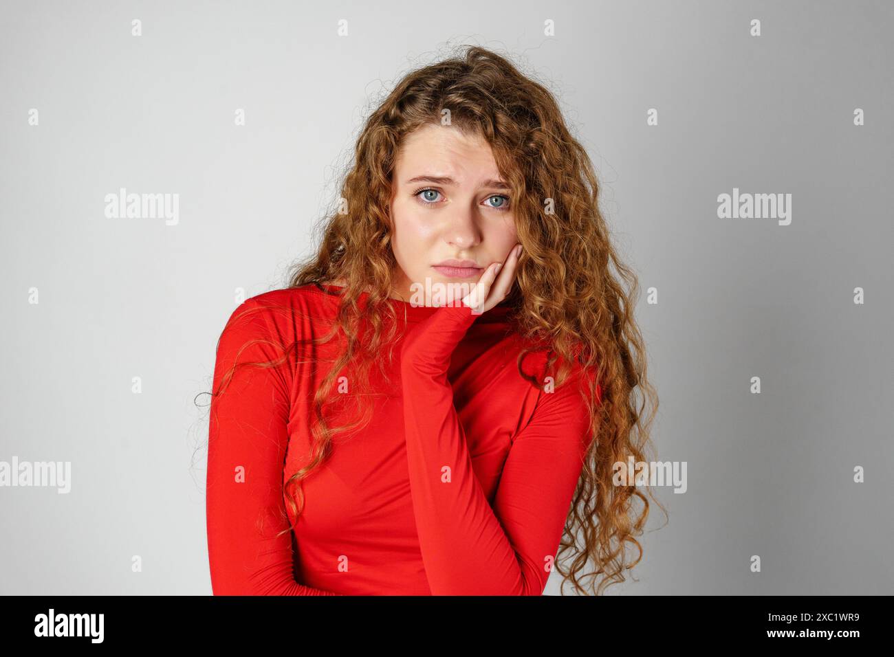 Young woman expressing intense emotion hi-res stock photography and ...