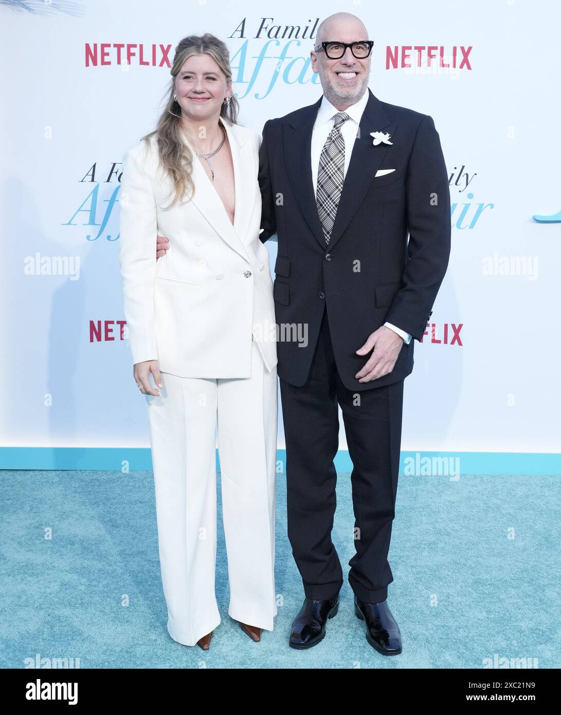 (L-R) Carrie Solomon and Richard LaGravenese at the Netflix’s A FAMILY ...