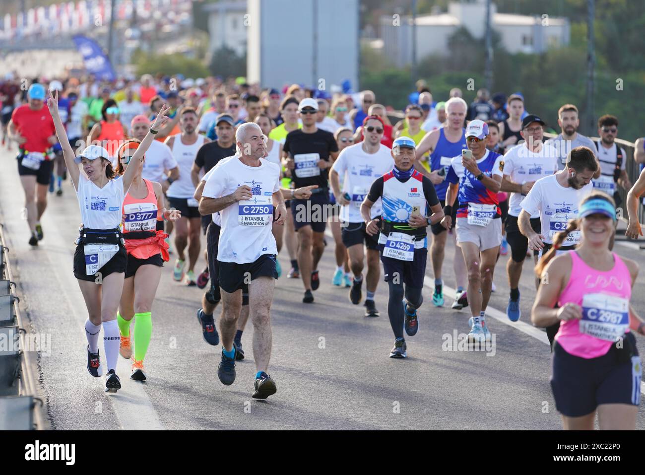 ISTANBUL, TURKIYE - NOVEMBER 05, 2023: Athletes running in 45. Istanbul ...