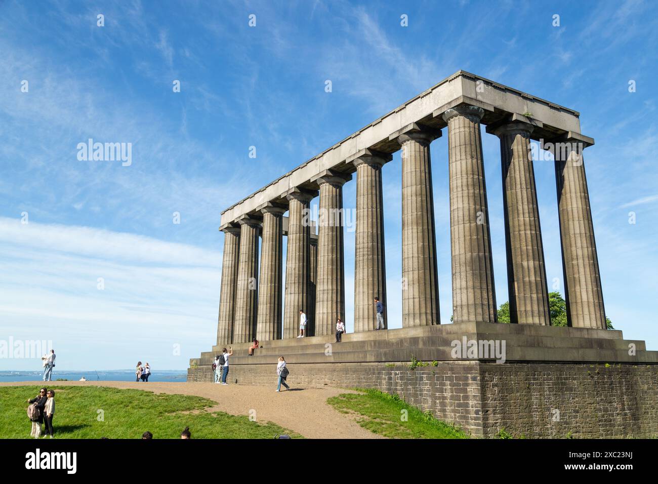 National Monument of Scotland, on Calton Hill, Edinburgh, is Scotland's ...