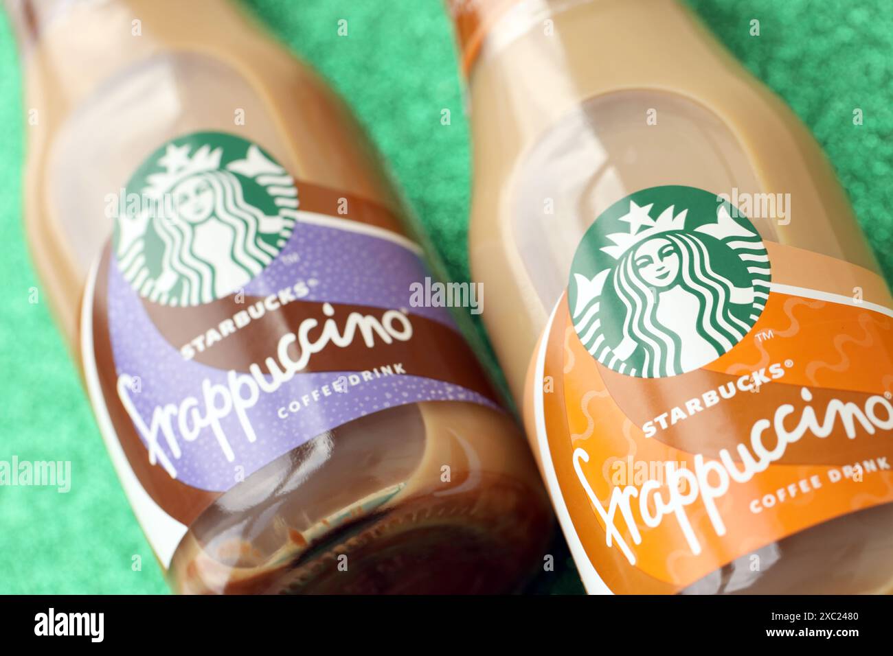 KYIV, UKRAINE - APRIL 20, 2024 Starbucks Frappuccino Coffee Drink ...