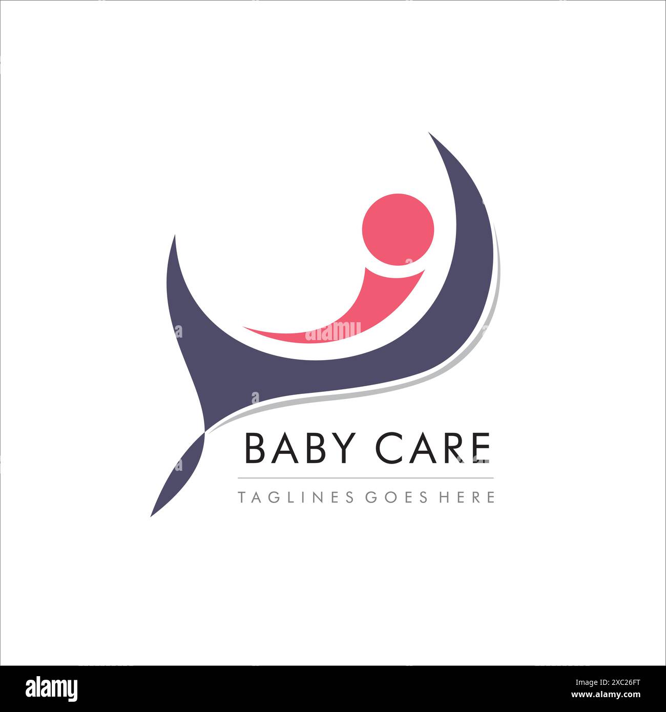 Baby care logo Stock Vector Images - Alamy