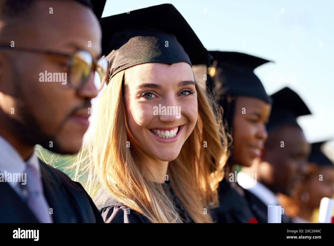 College graduation ceremony group class hi-res stock photography and images - Alamy