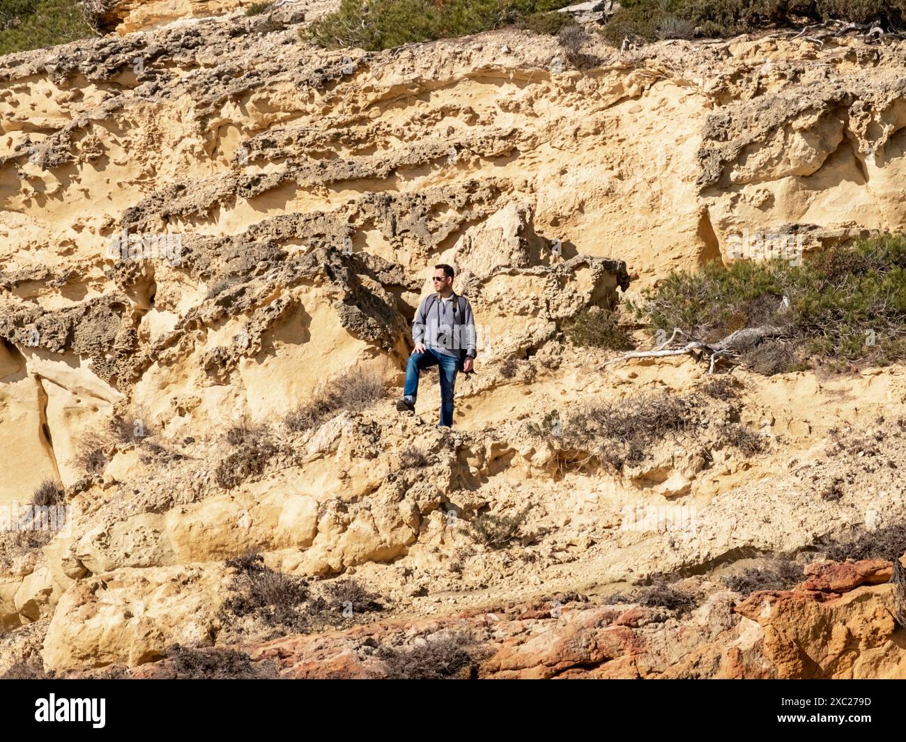 Professional photographer taking photos of beautiful sea scenery Stock ...