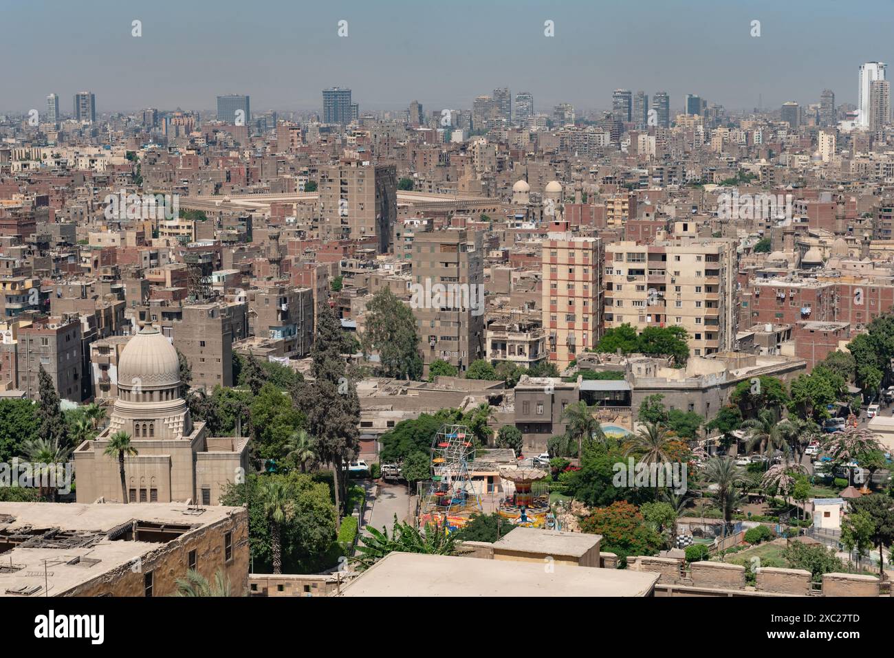 Cityscape view of Cairo, the crowded capital of Egypt a sprawling ...