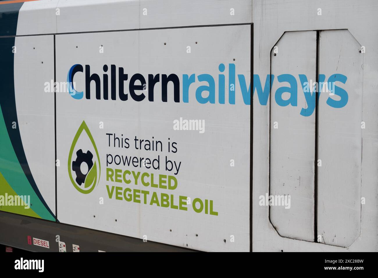 Chiltern Railways class 68 locomotive No. 68014 detail Stock Photo - Alamy