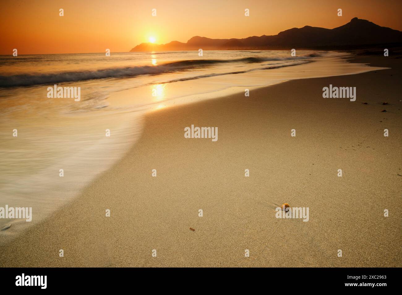 Sa Canova Beach, Son Serra de Marina. Artà. Mallorca. Spain Stock Photo ...
