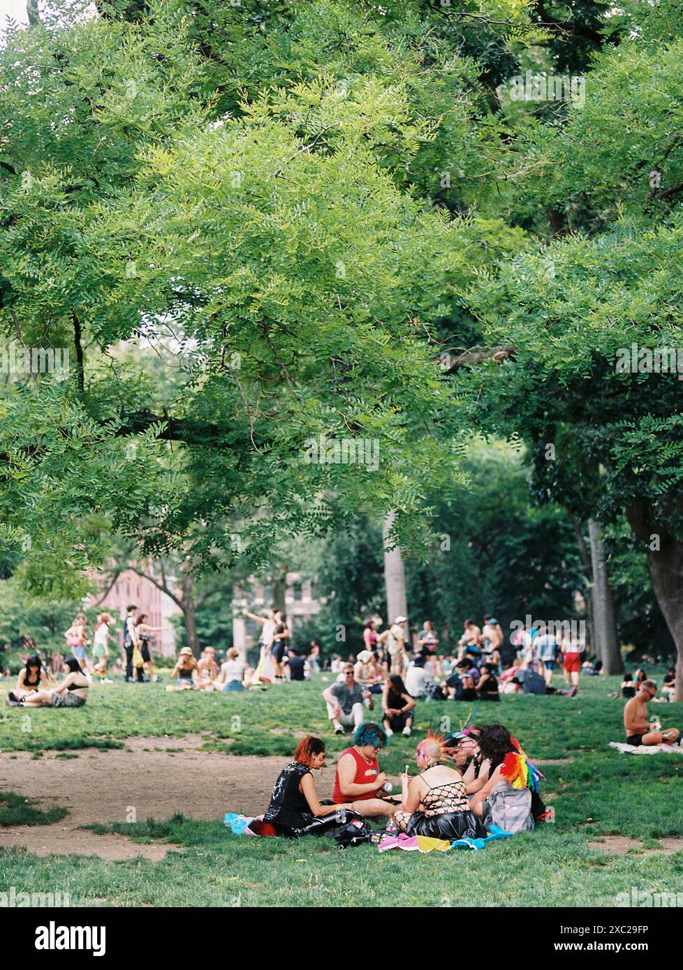 Groups people in park hi-res stock photography and images - Alamy