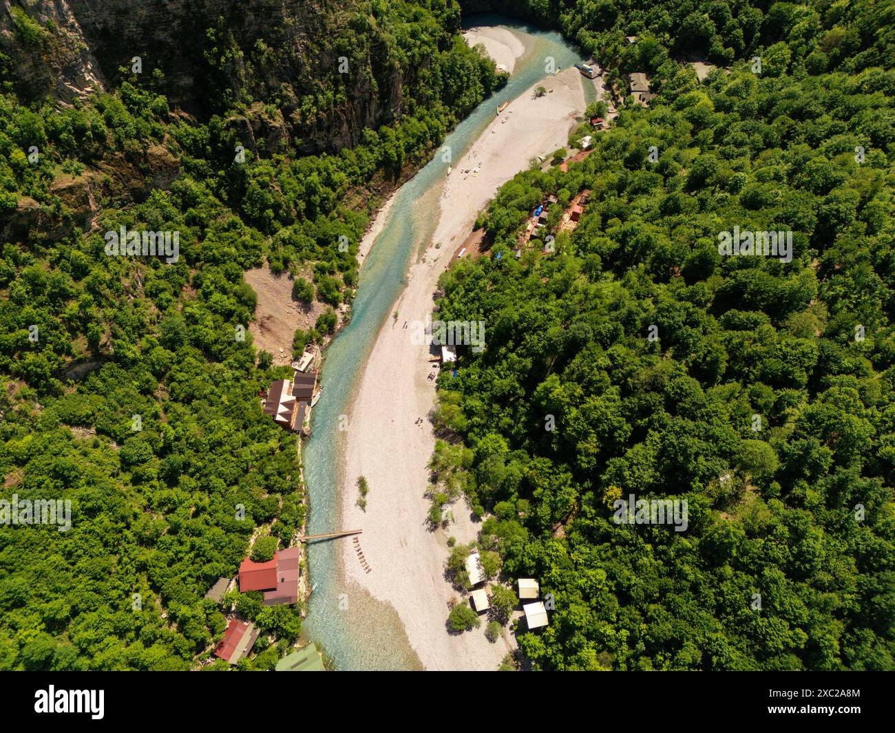 Beautiful river aerial footage hi-res stock photography and images - Alamy