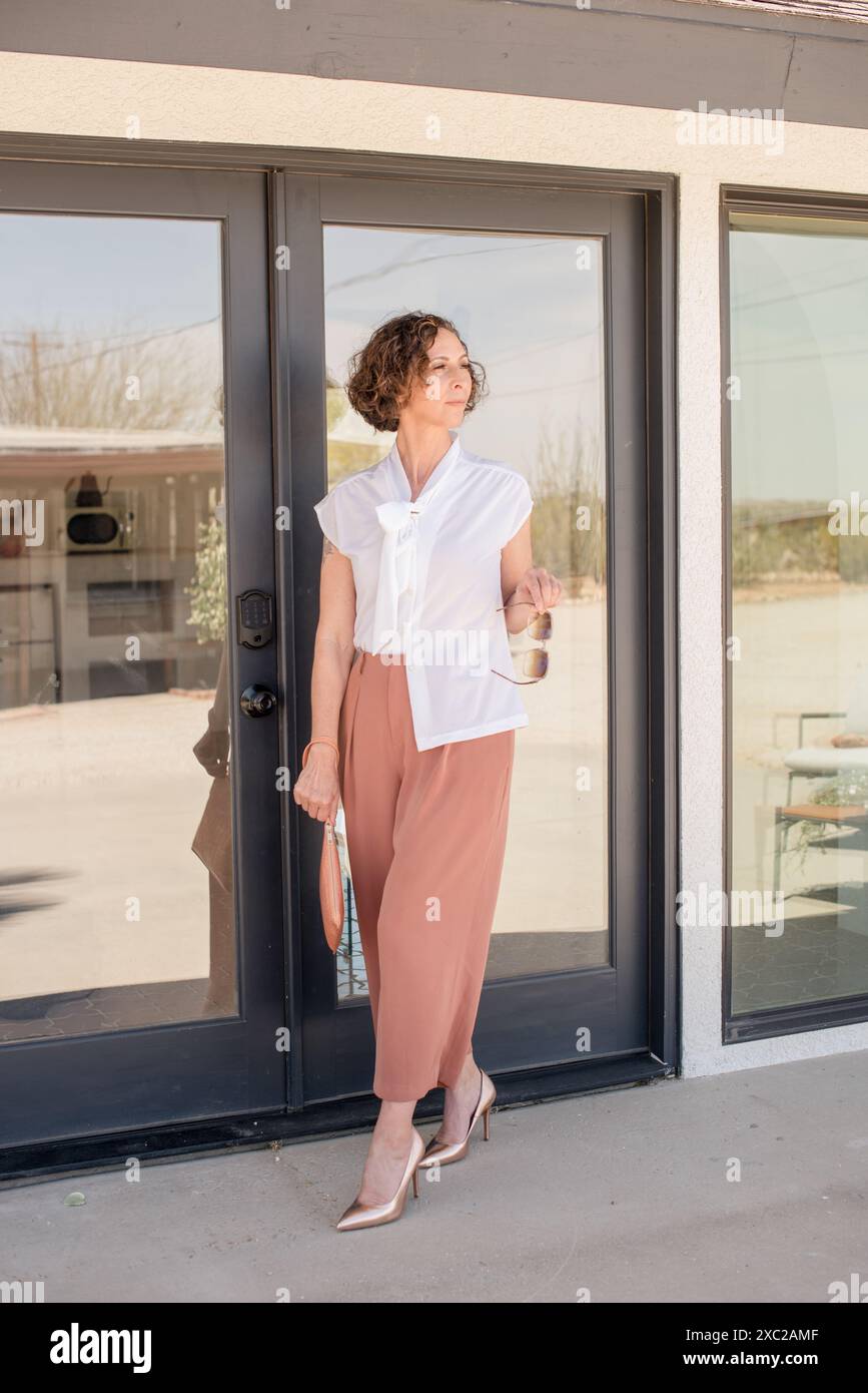 Women walking outside hi-res stock photography and images - Alamy