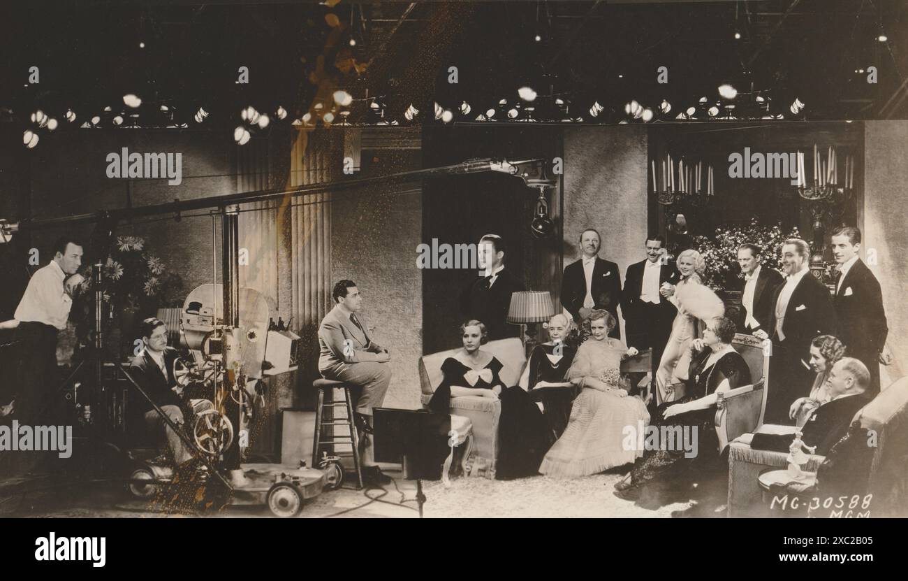 Dinner at Eight (MGM, 1933). Behind the Scenes, Jean Harlow. Directed ...