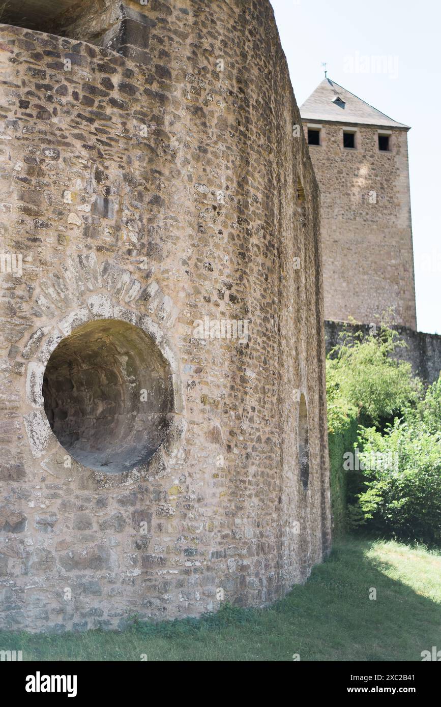 Exploring the Ancient Walls of Kusel Castle Stock Photo - Alamy