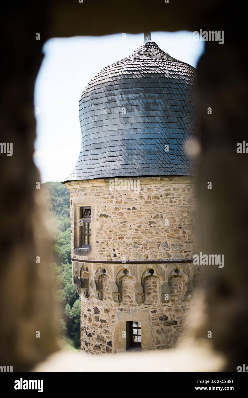 Discovering Hidden Corners of Kusel Castle Stock Photo - Alamy