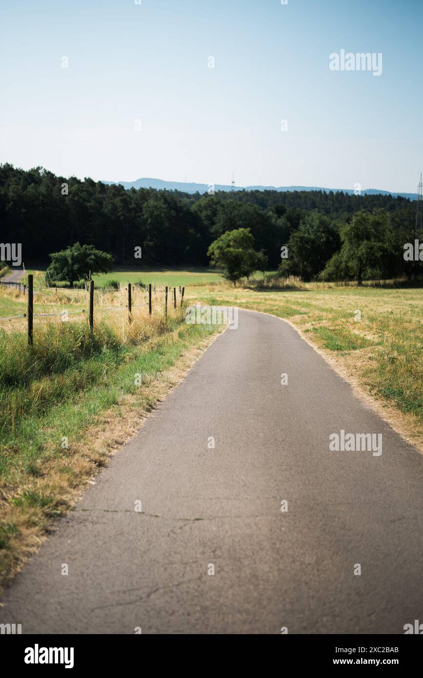 Lush Green Fields Surrounding Mackenbach Stock Photo - Alamy