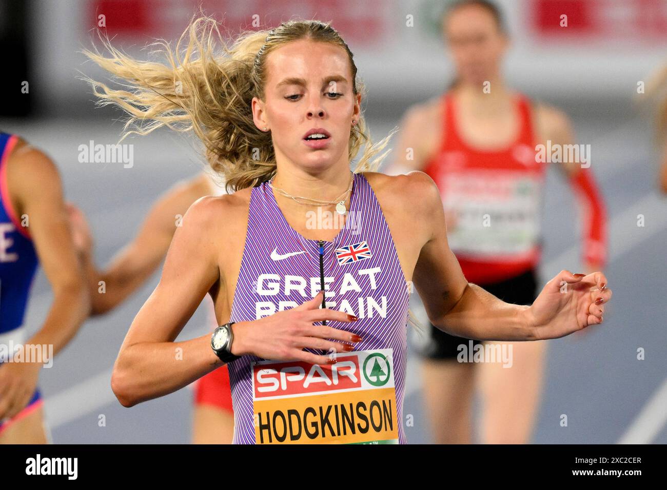 Keely Hodgkinson of Great Britain competes in the 800m women of the ...