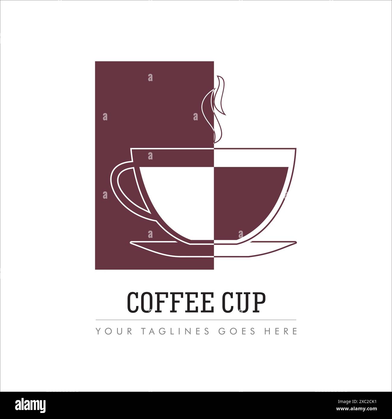 Virtual cup Stock Vector Images - Alamy