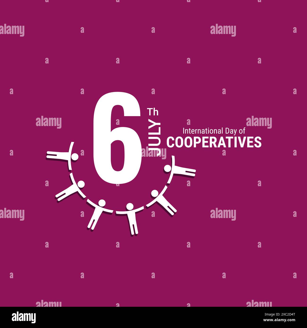 International Cooperative Day Vector Creative unique illustration ...