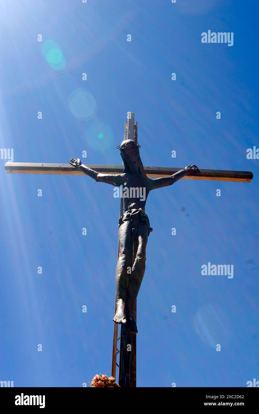 christian cross, symbol of faith believe in Jesus Christ and christian ...