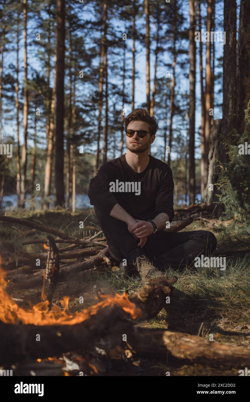 Beautiful campfire hi-res stock photography and images - Alamy