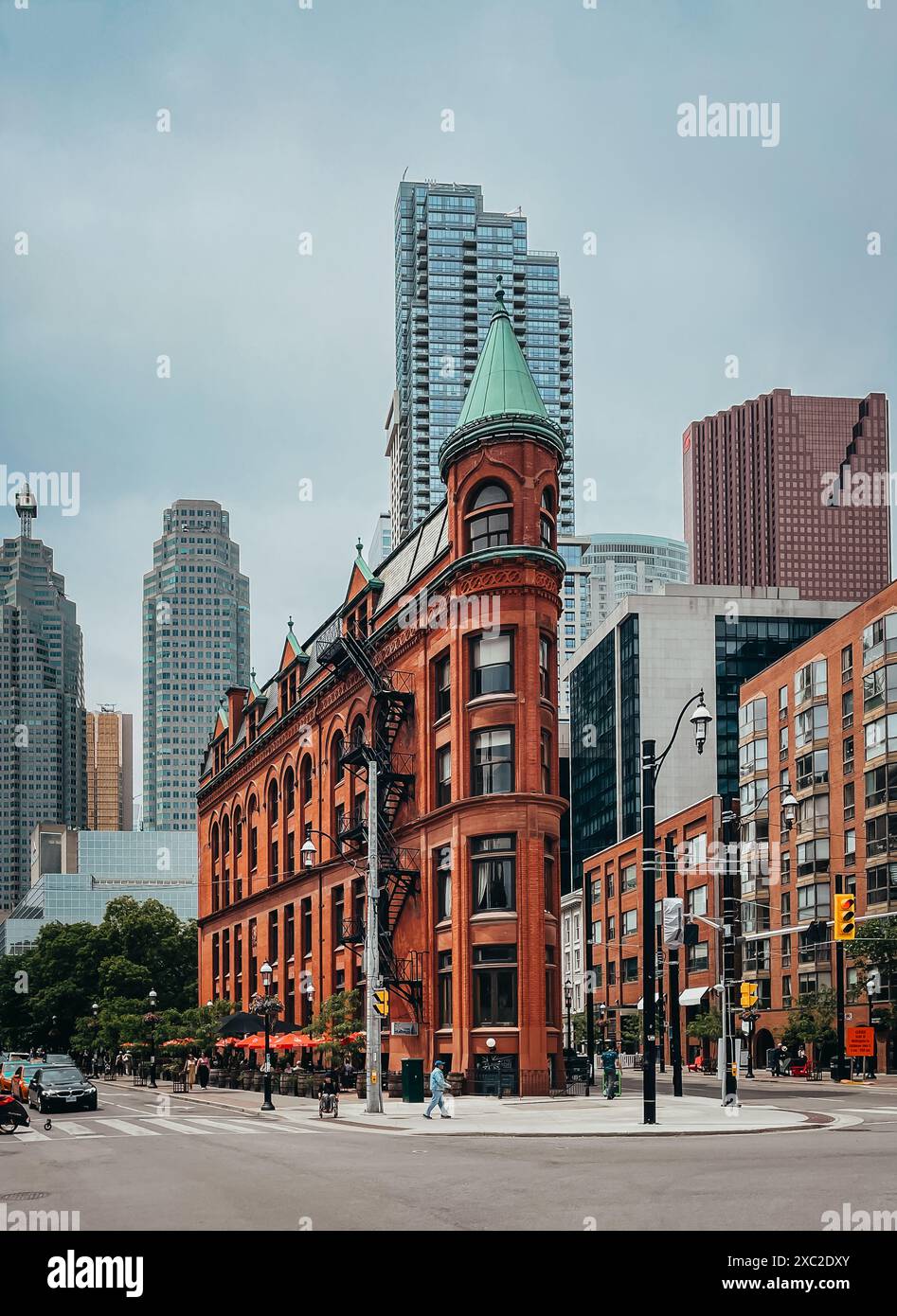 Exterior view famous gooderham building hi-res stock photography and ...