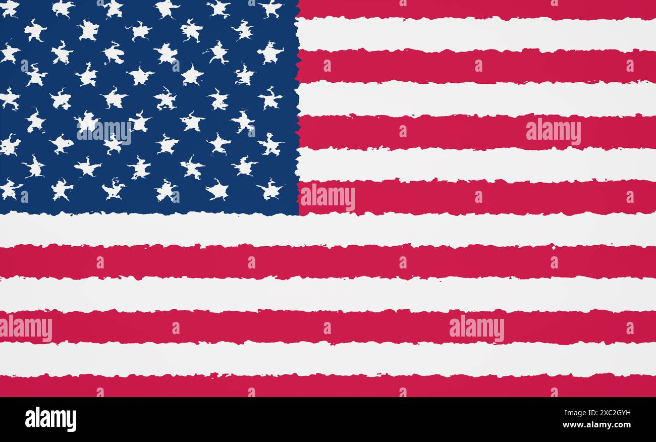 National flag of the United States of America. United States flag ...
