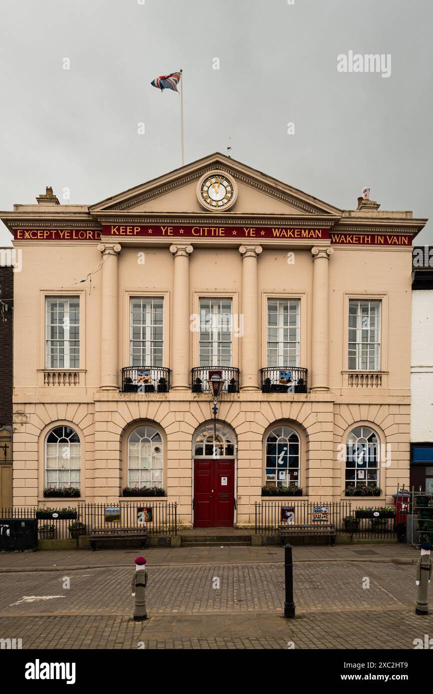 Ripon town hall, Market Place, North Yorkshire, England, UK Stock Photo ...