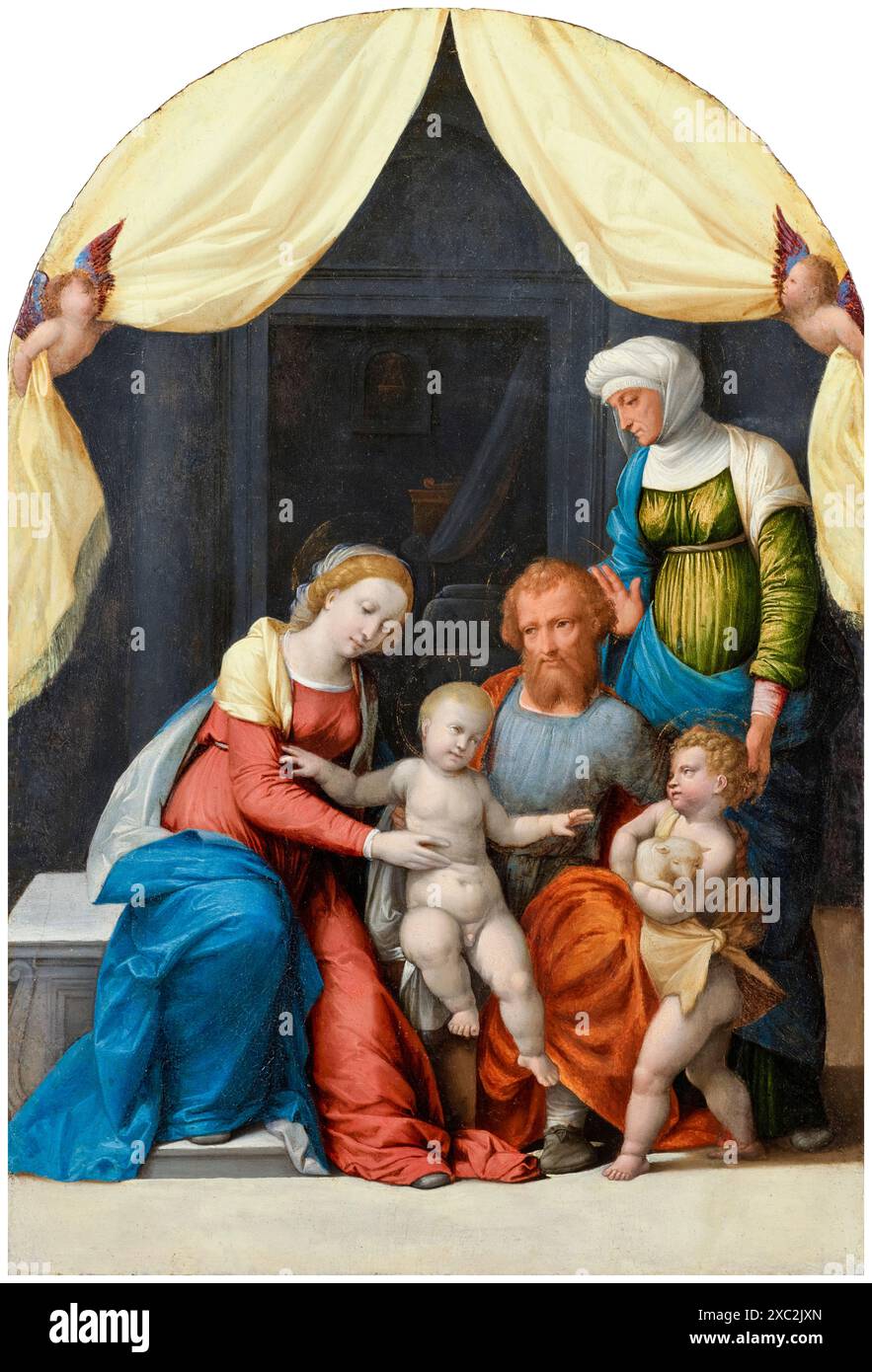 Benvenuto Tisi called Il Garofalo painting, Holy Family with the Infant ...