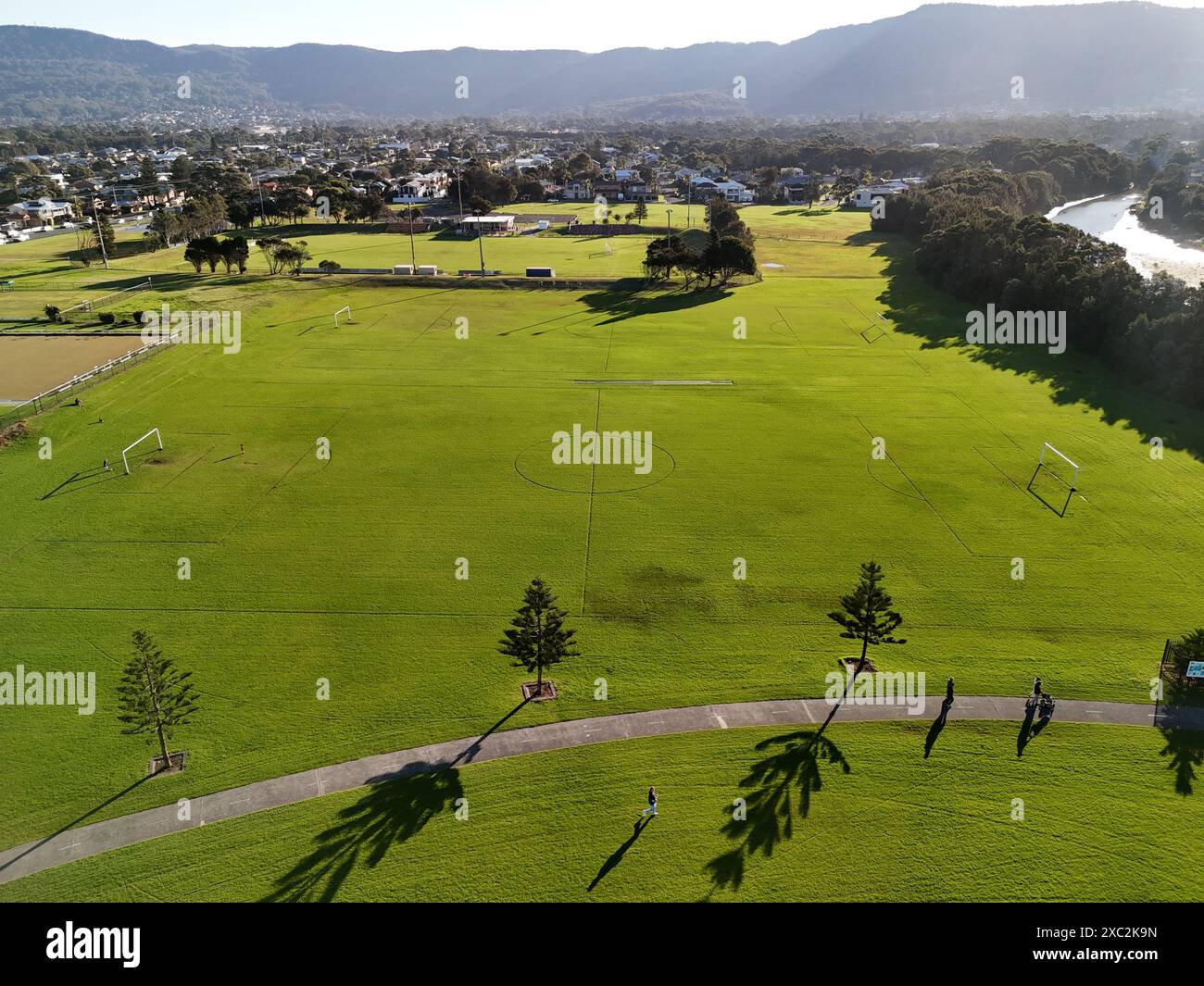 Residential area and soccer field hi-res stock photography and images ...