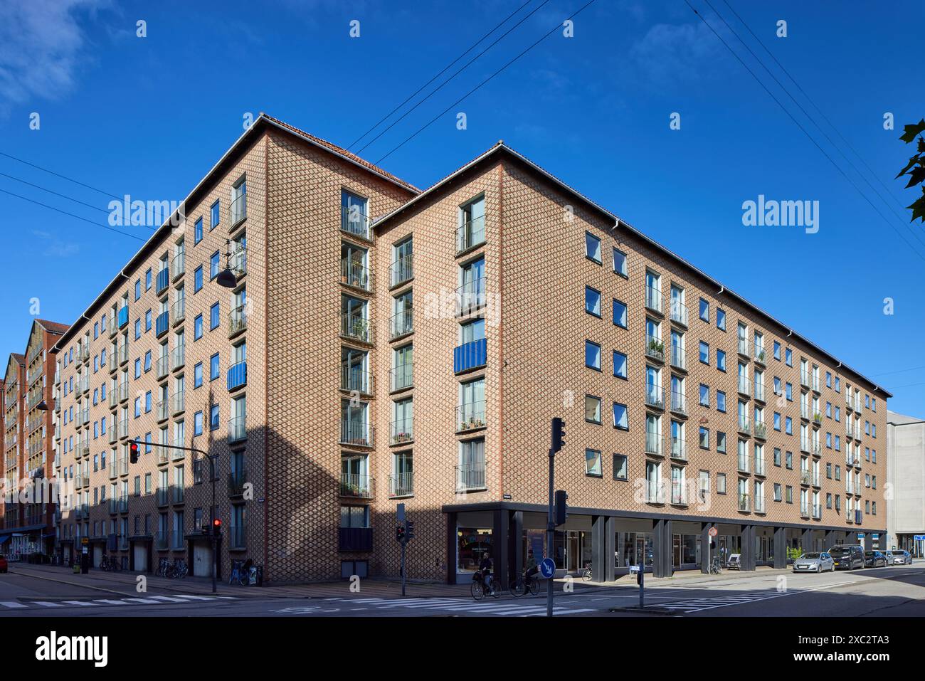 Sølvgadehus, apartment building designed by Holger Hjortenberg, 1960 ...