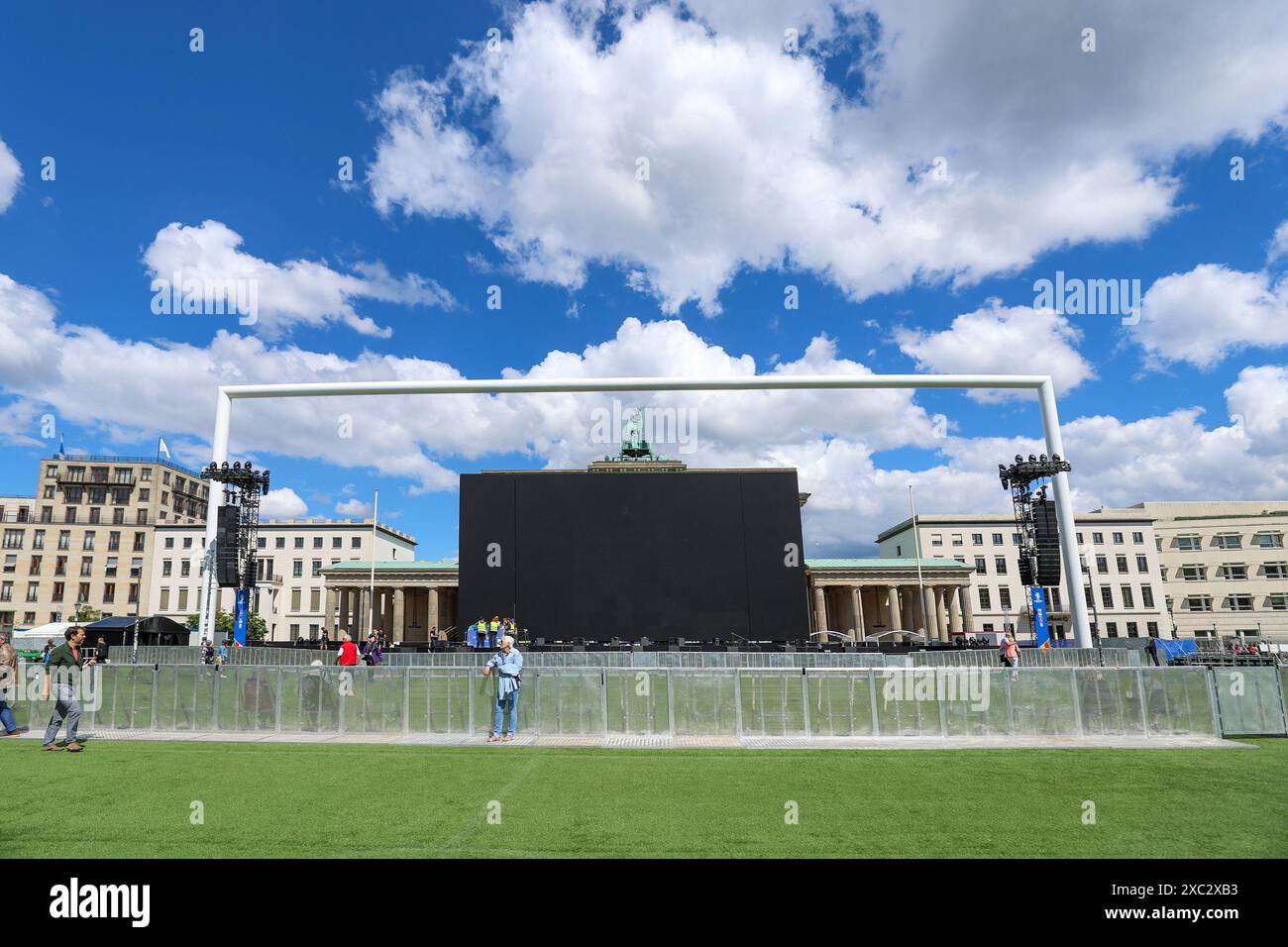 Berlin, Germany. 14th June, 2024. The most popular fan zone in the city ...