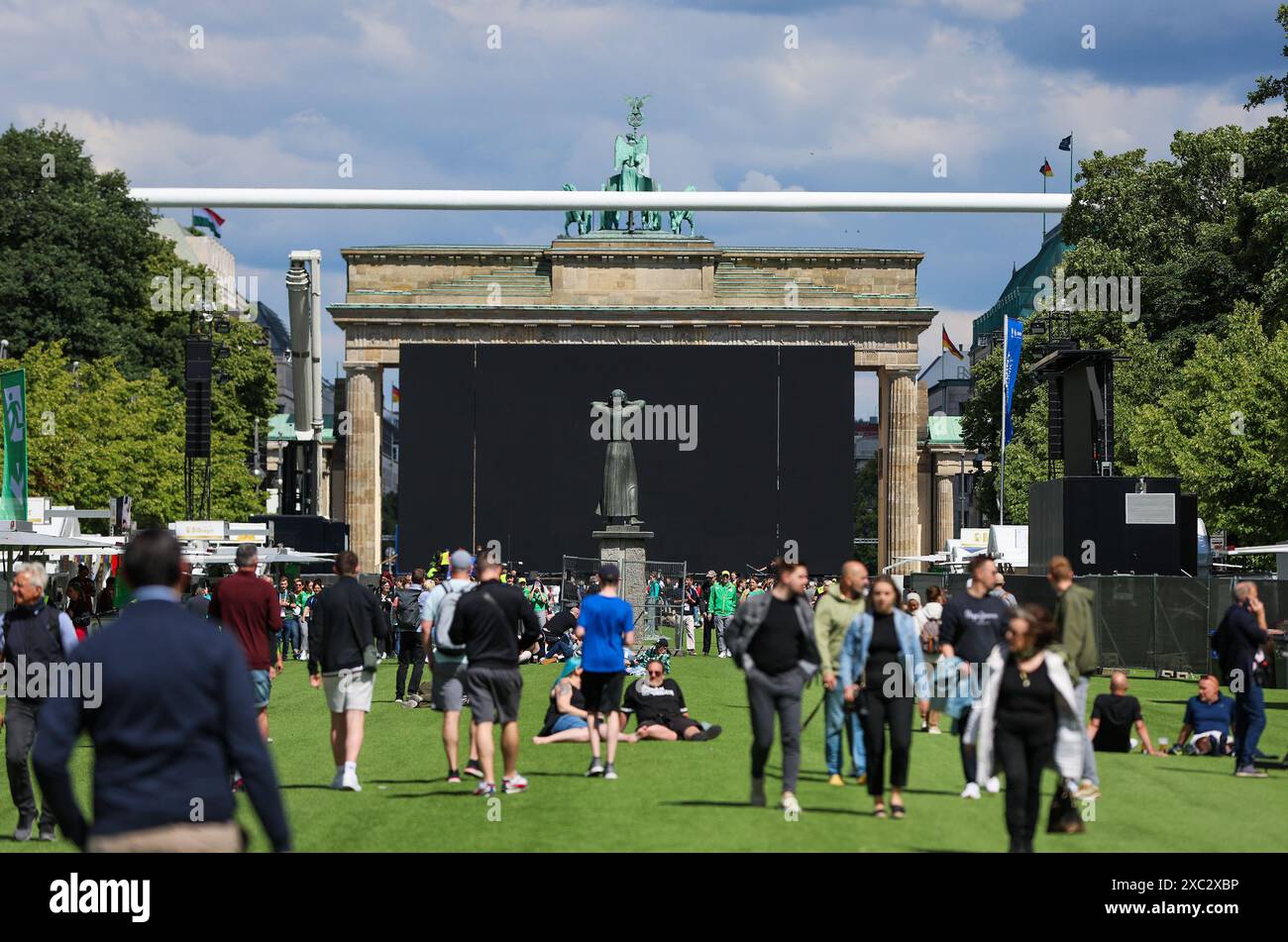 Berlin, Germany. 14th June, 2024. The most popular fan zone in the city ...