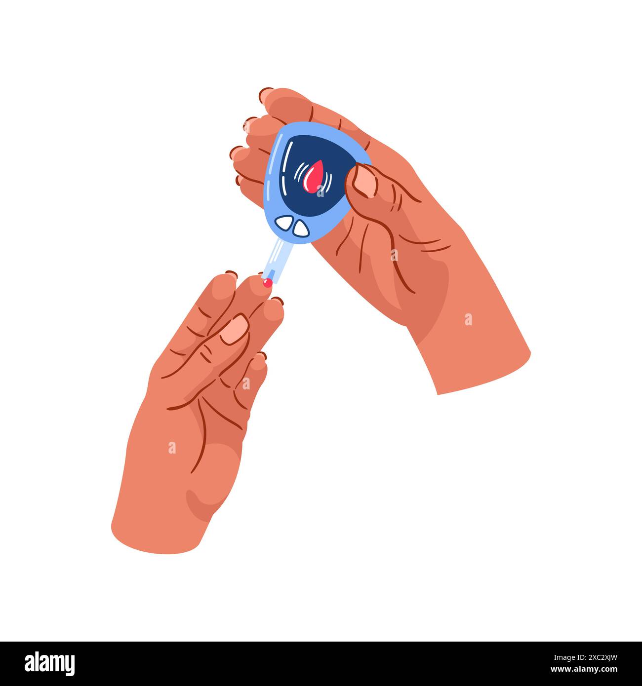 Diabetes world day glucometer art hi-res stock photography and images ...