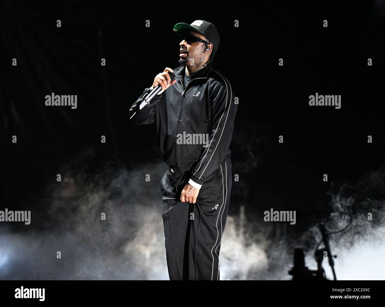 West Palm Beach, FL, USA. 13th June, 2024. 21 Savage performs during ...