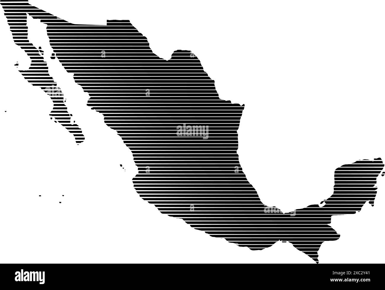Mexico Map Black And White United States And Mexico Political Map