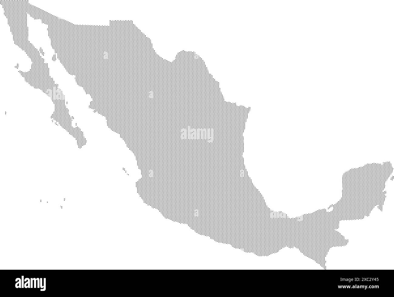 Mexico map Stock Vector Images - Alamy