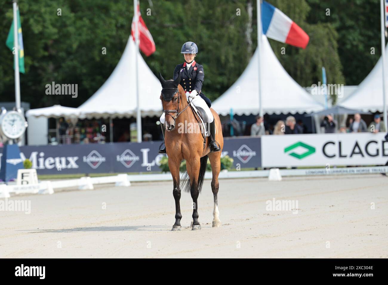 Luhmuhlen, Germany, June 14, 2024 Laura Collett of Great Britain with ...