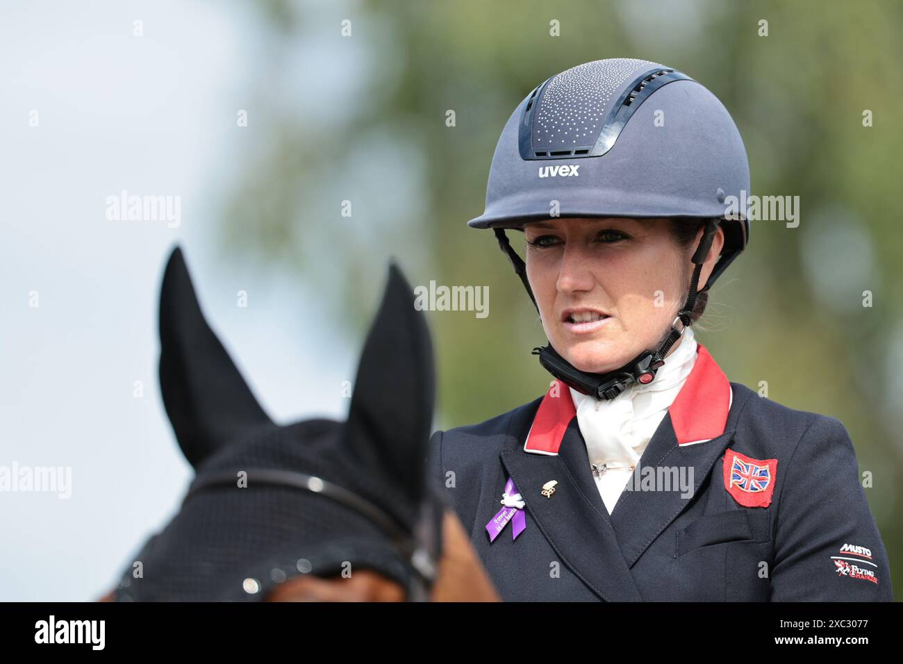 Luhmuhlen, Germany, June 14, 2024 Laura Collett of Great Britain with ...