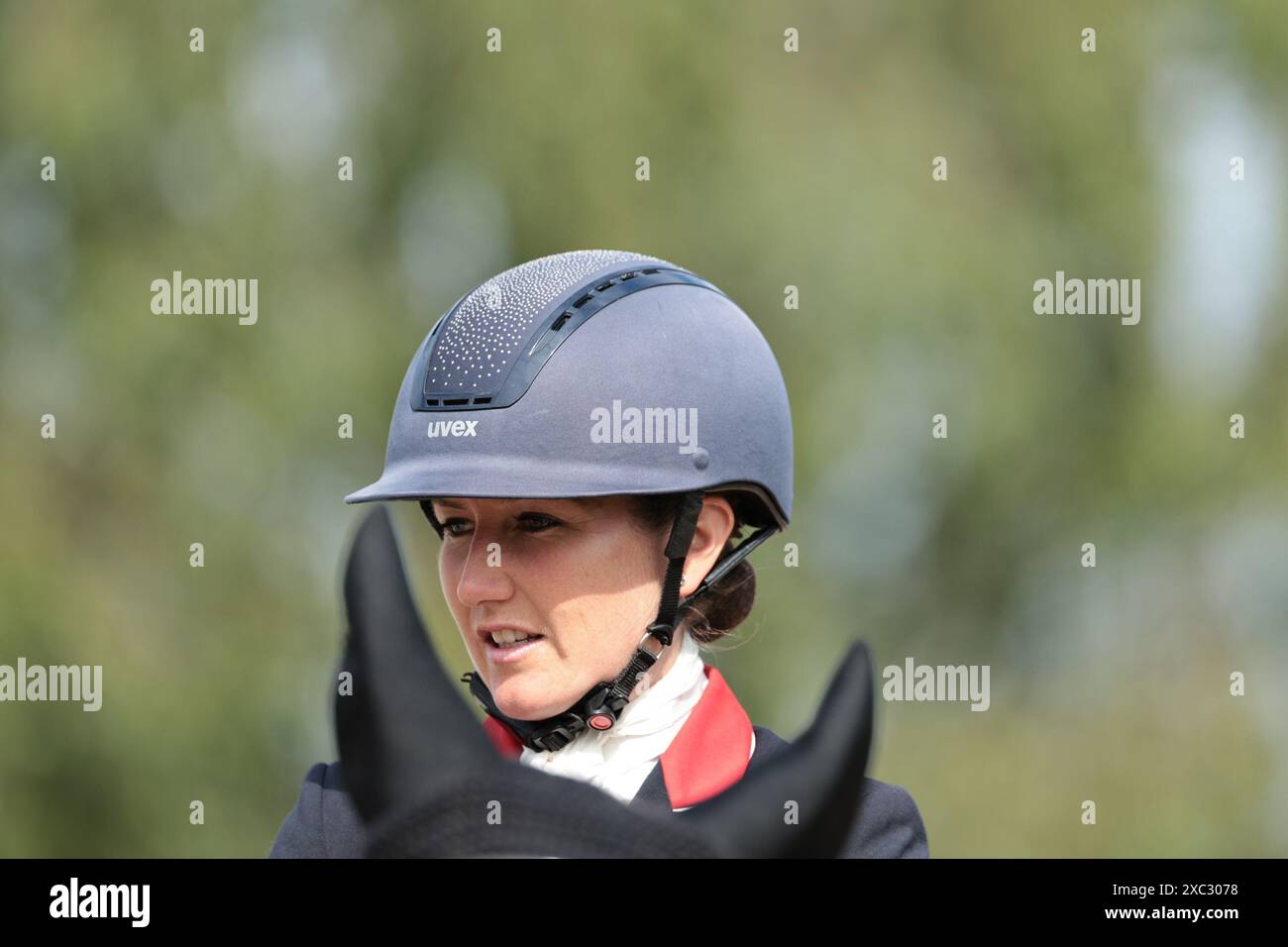 Luhmuhlen, Germany, June 14, 2024 Laura Collett of Great Britain with ...