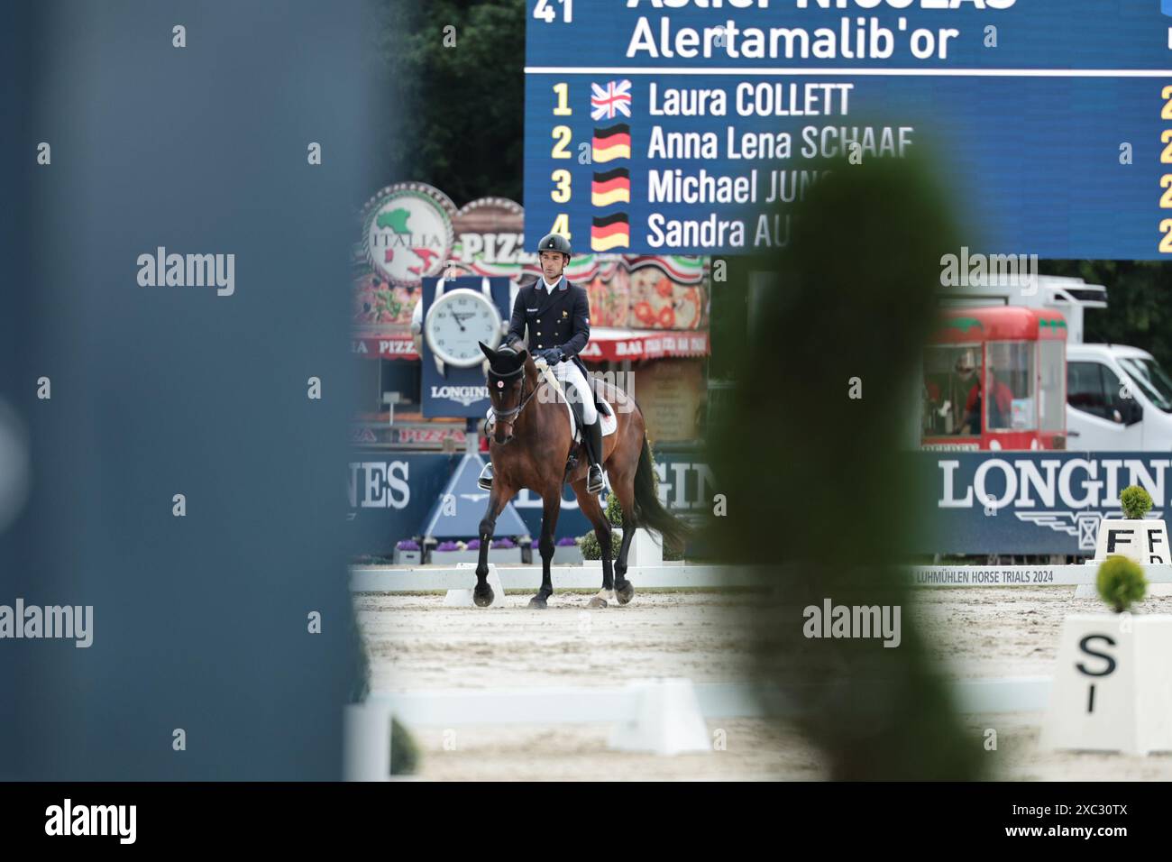 Luhmuhlen, Germany, June 14, 2024 Astier Nicolas of France with ...