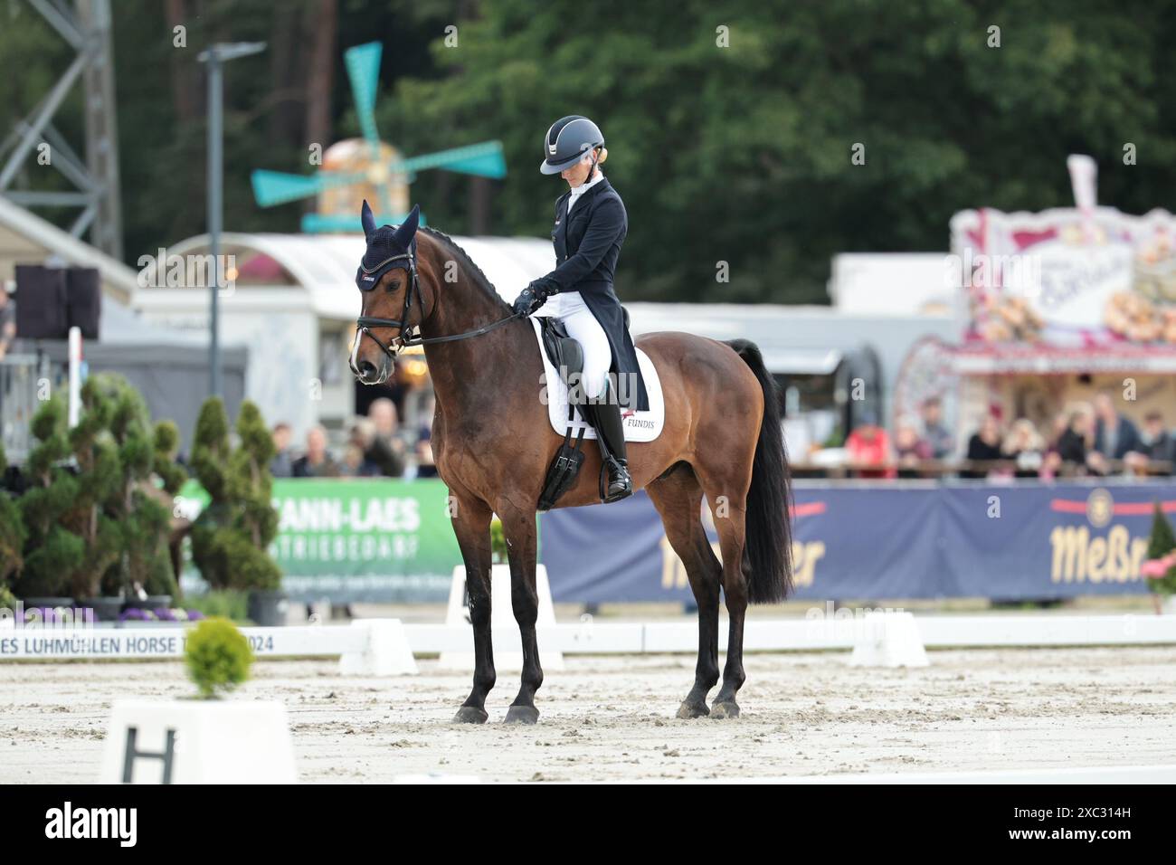 Luhmuhlen, Germany, June 14, 2024 Julia Krajewski of Germany with ...