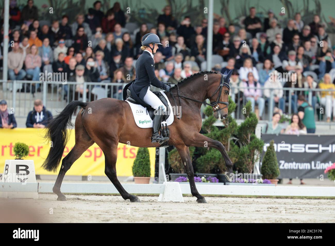 Luhmuhlen, Germany, June 14, 2024 Julia Krajewski of Germany with ...