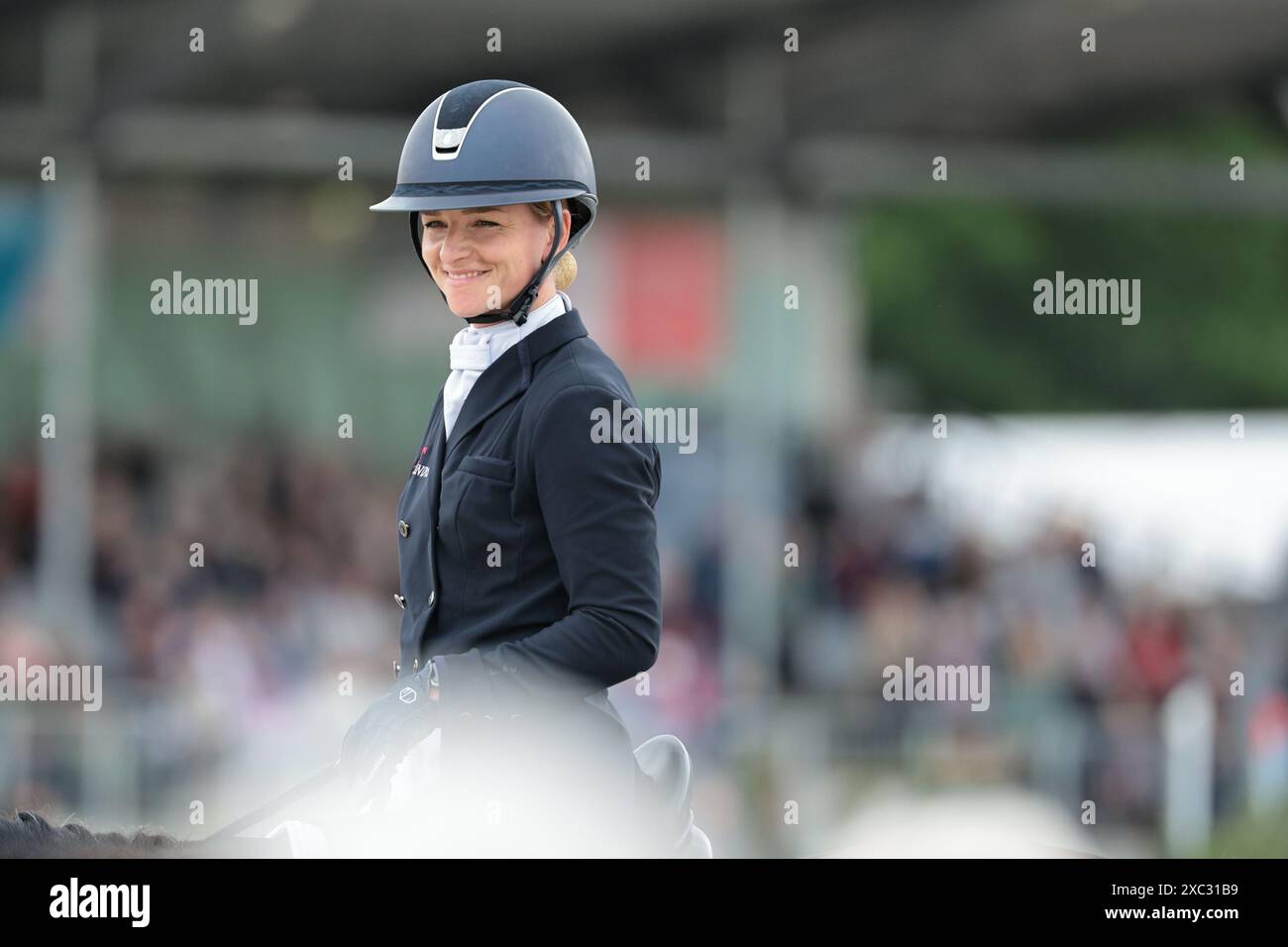 Luhmuhlen, Germany, June 14, 2024 Julia Krajewski of Germany with ...