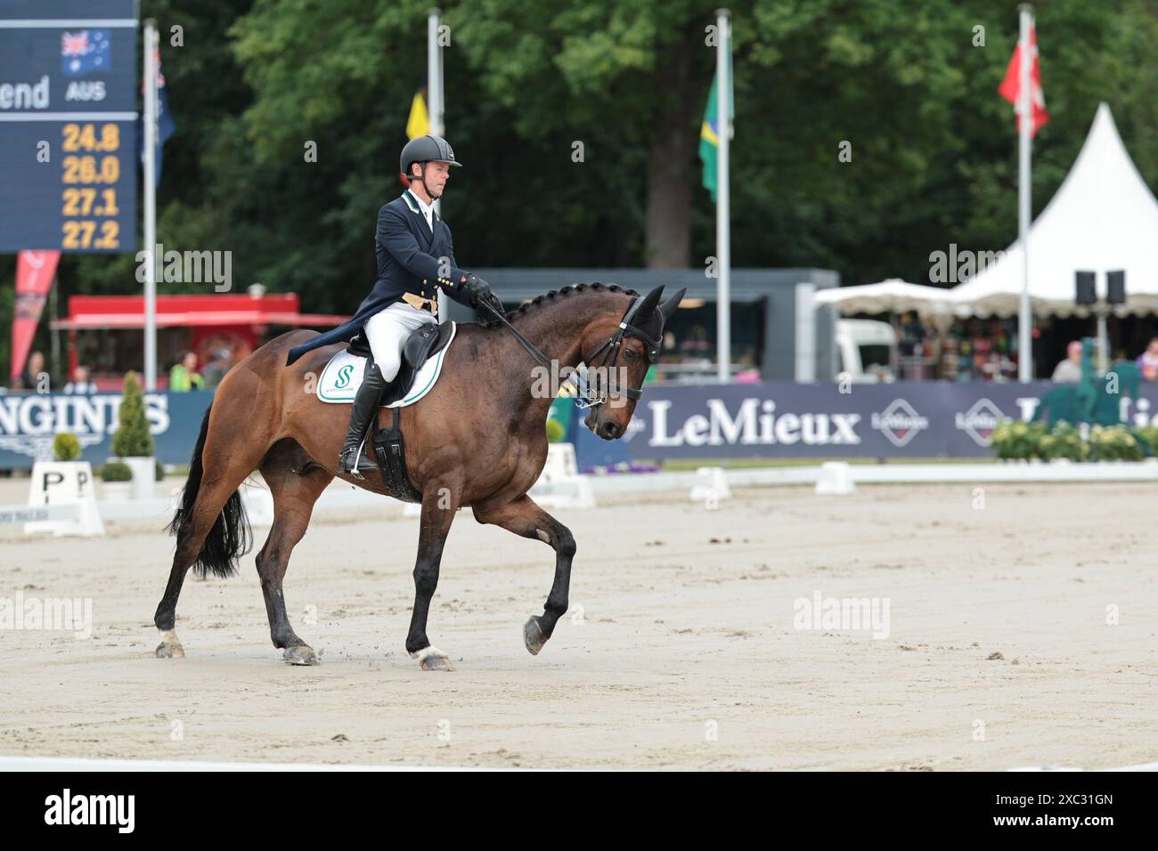 Luhmuhlen, Germany, June 14, 2024 Kevin McNab of Australia with ...
