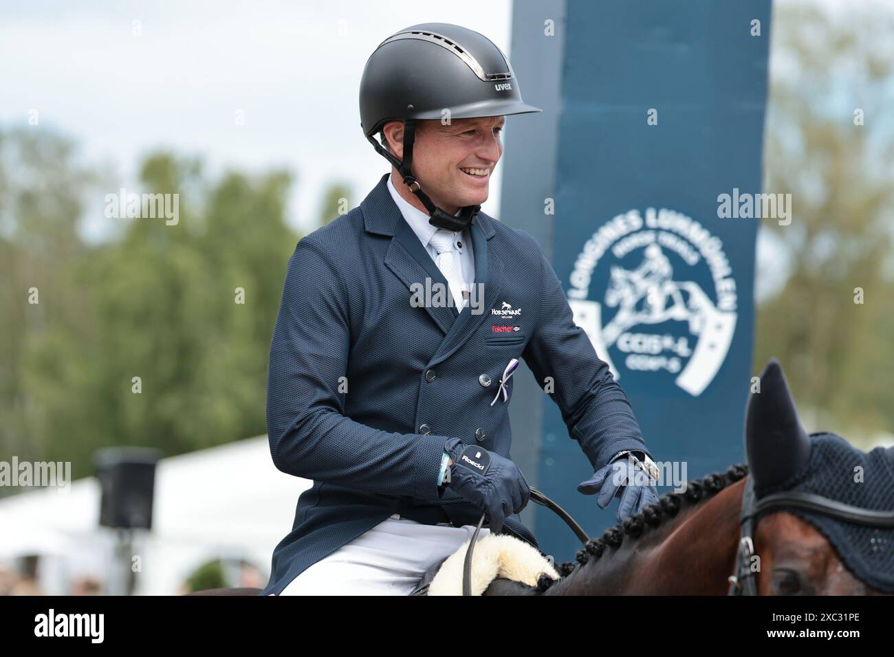 Luhmuhlen, Germany, June 14, 2024 Michael Jung of Germany with ...