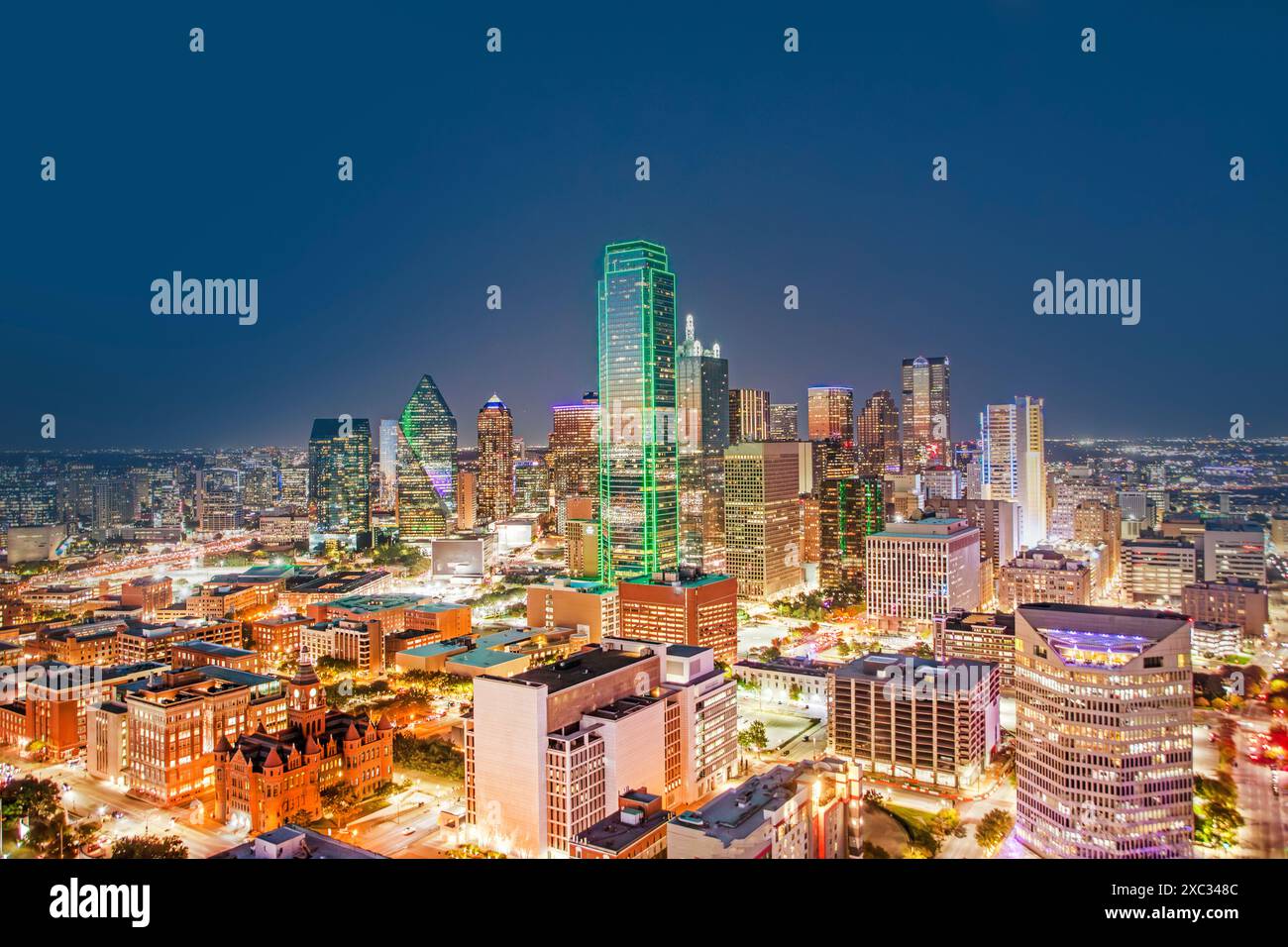 scenic skyline in late afternoon in Dallas, Texas, USA Stock Photo - Alamy