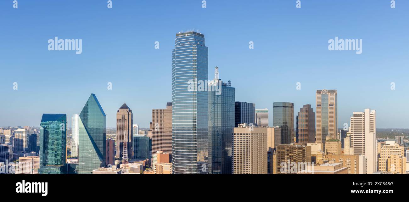 scenic skyline in late afternoon in Dallas, Texas, USA Stock Photo - Alamy